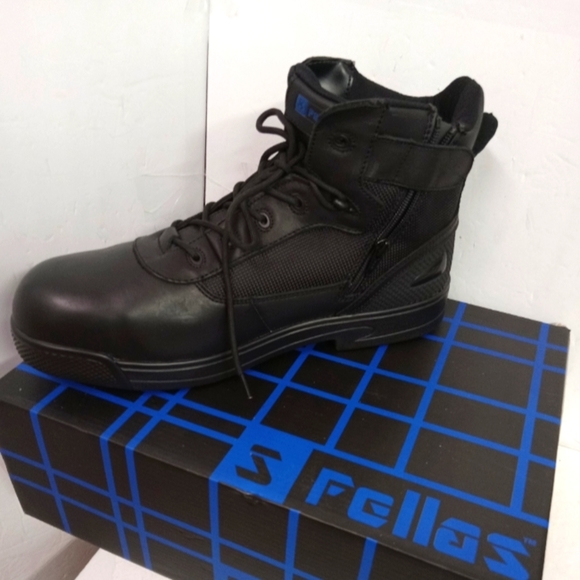 s Fellas | Shoes | S Fellas Leather Thunderbolt Work Safety Boot ...